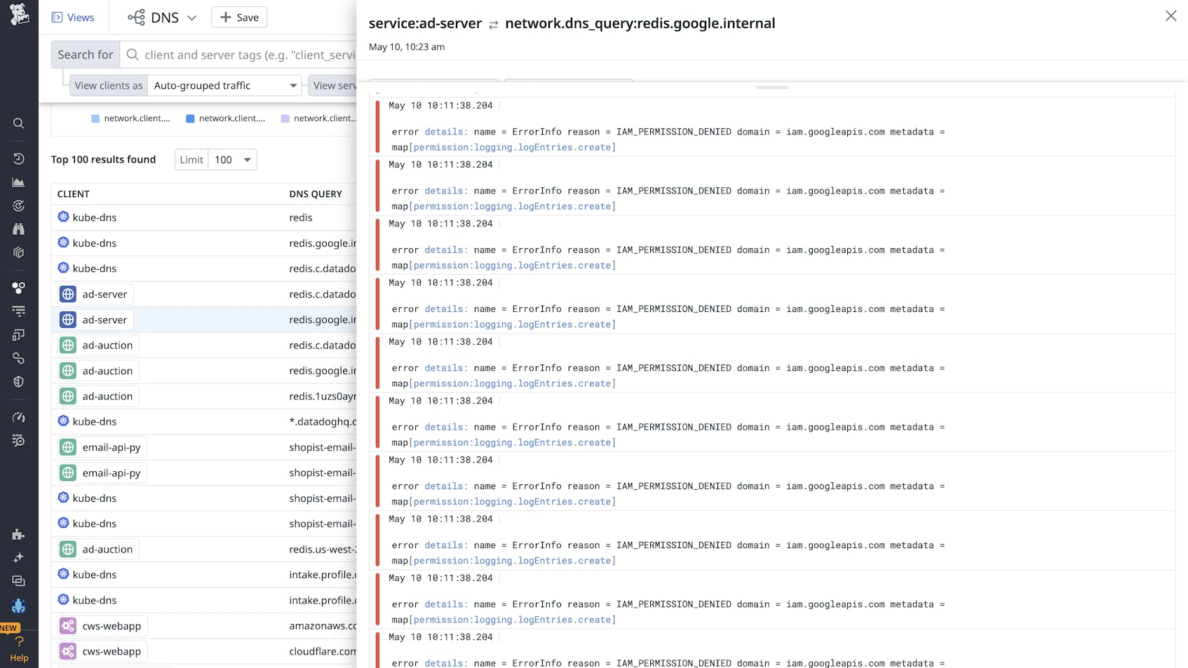 Monitor DNS Logs for Network and Security Analysis | Datadog