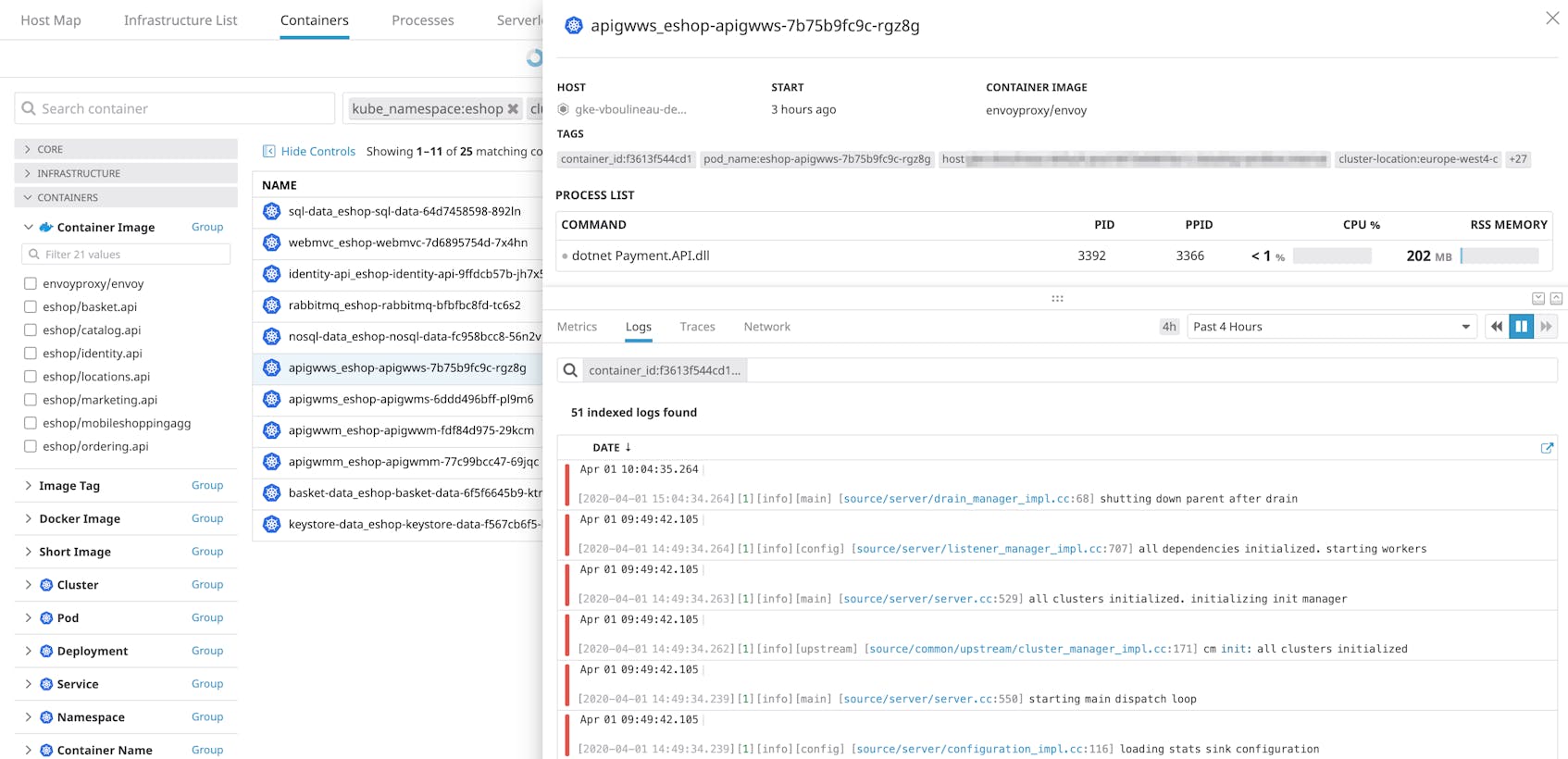 Monitor Windows Containers on Google Cloud With Datadog | Datadog
