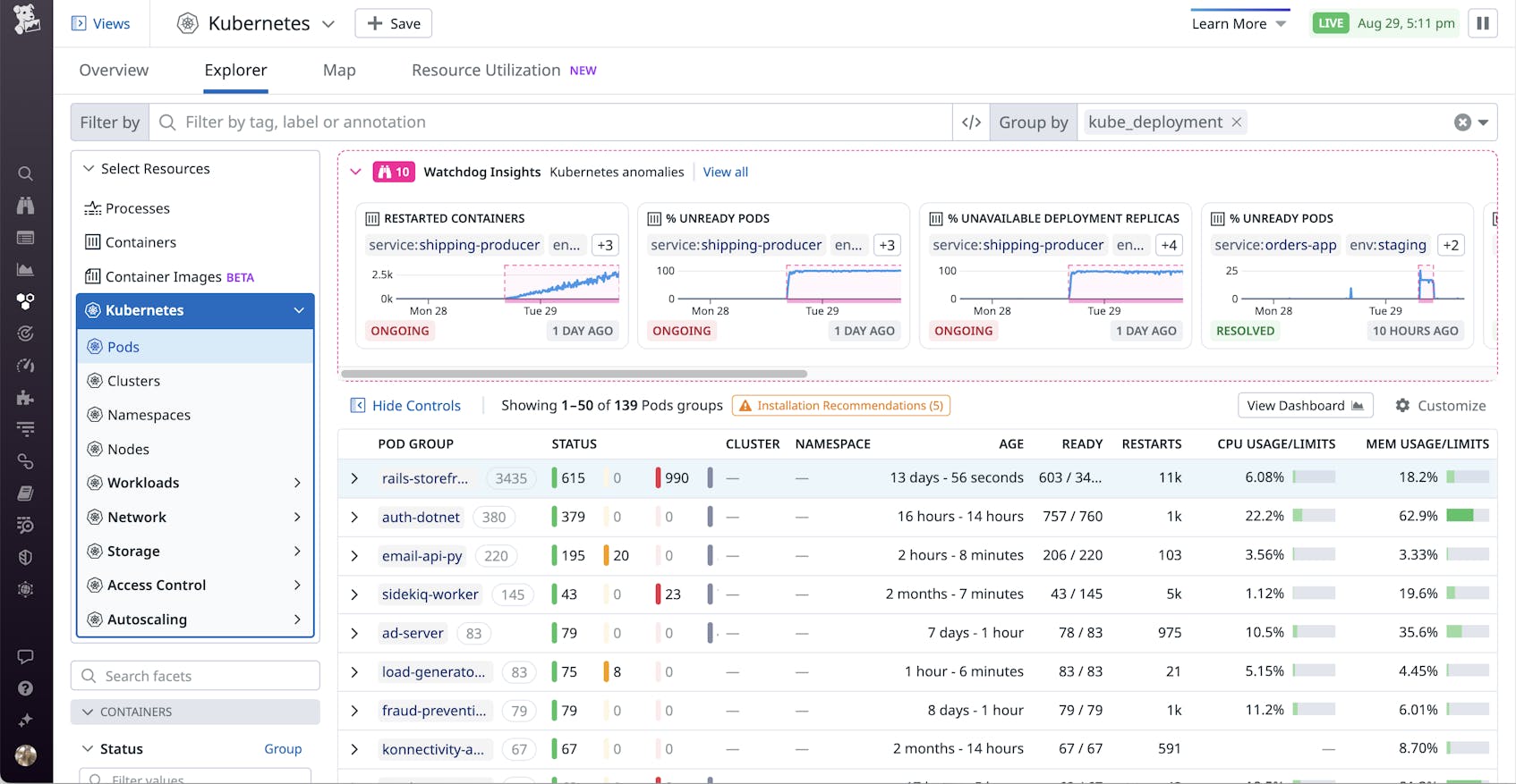Monitor GKE With Datadog | Datadog