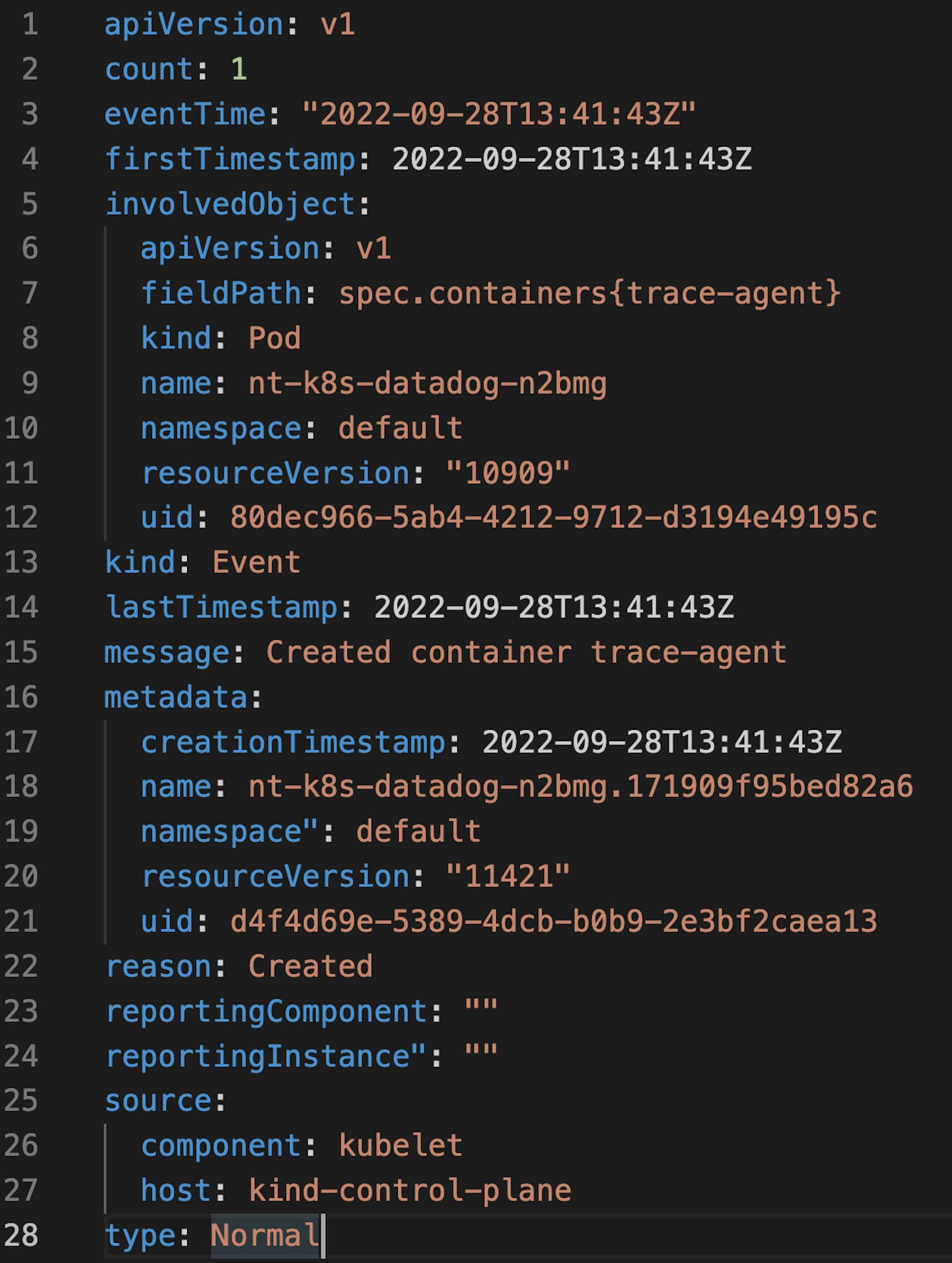 Troubleshoot With Kubernetes Events | Datadog