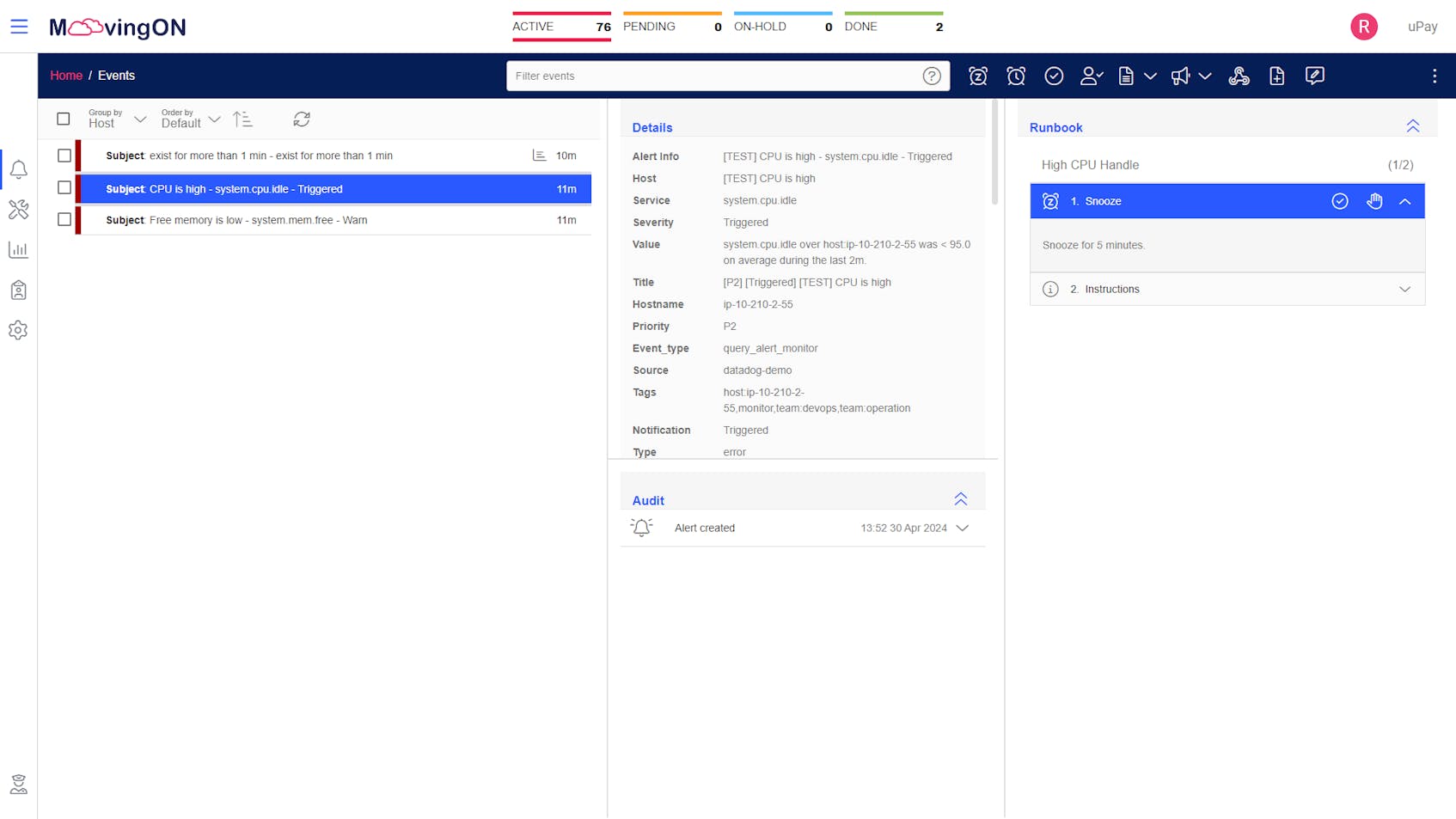 Increase Visibility Into Network Incidents Using Moovingon.ai and Datadog | Datadog