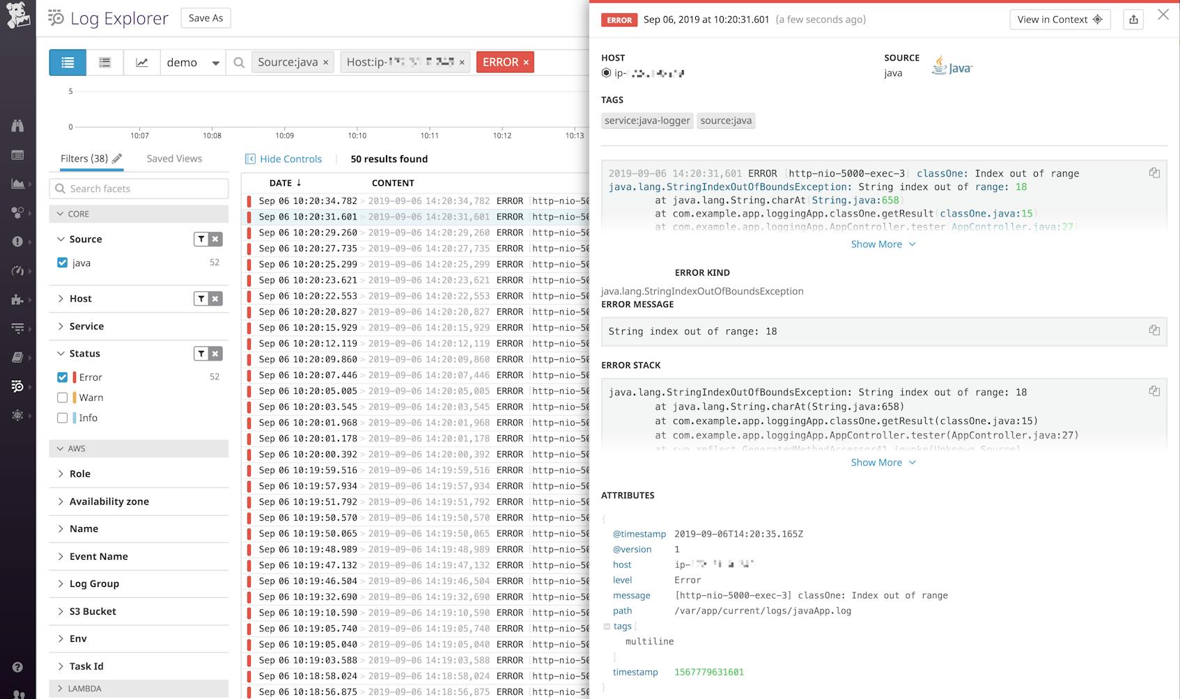 How to Collect and Manage All of Your Multi-Line Logs | Datadog