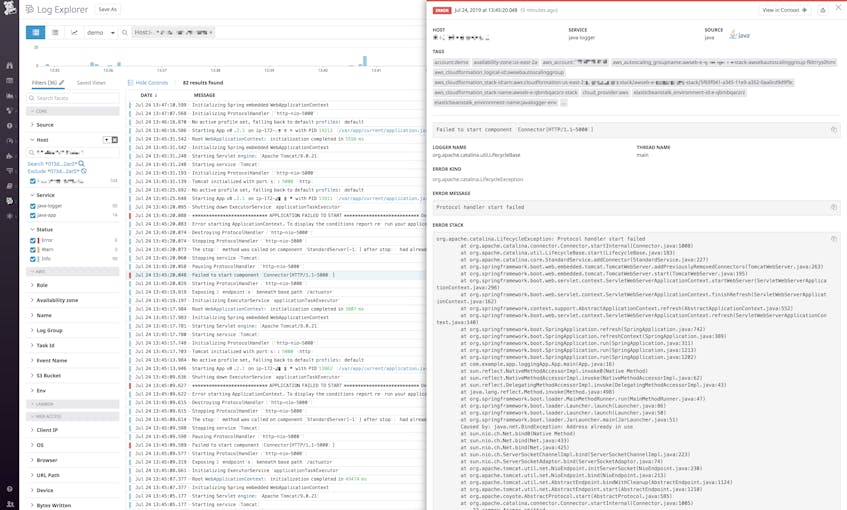 How to Collect and Manage All of Your Multi-Line Logs | Datadog