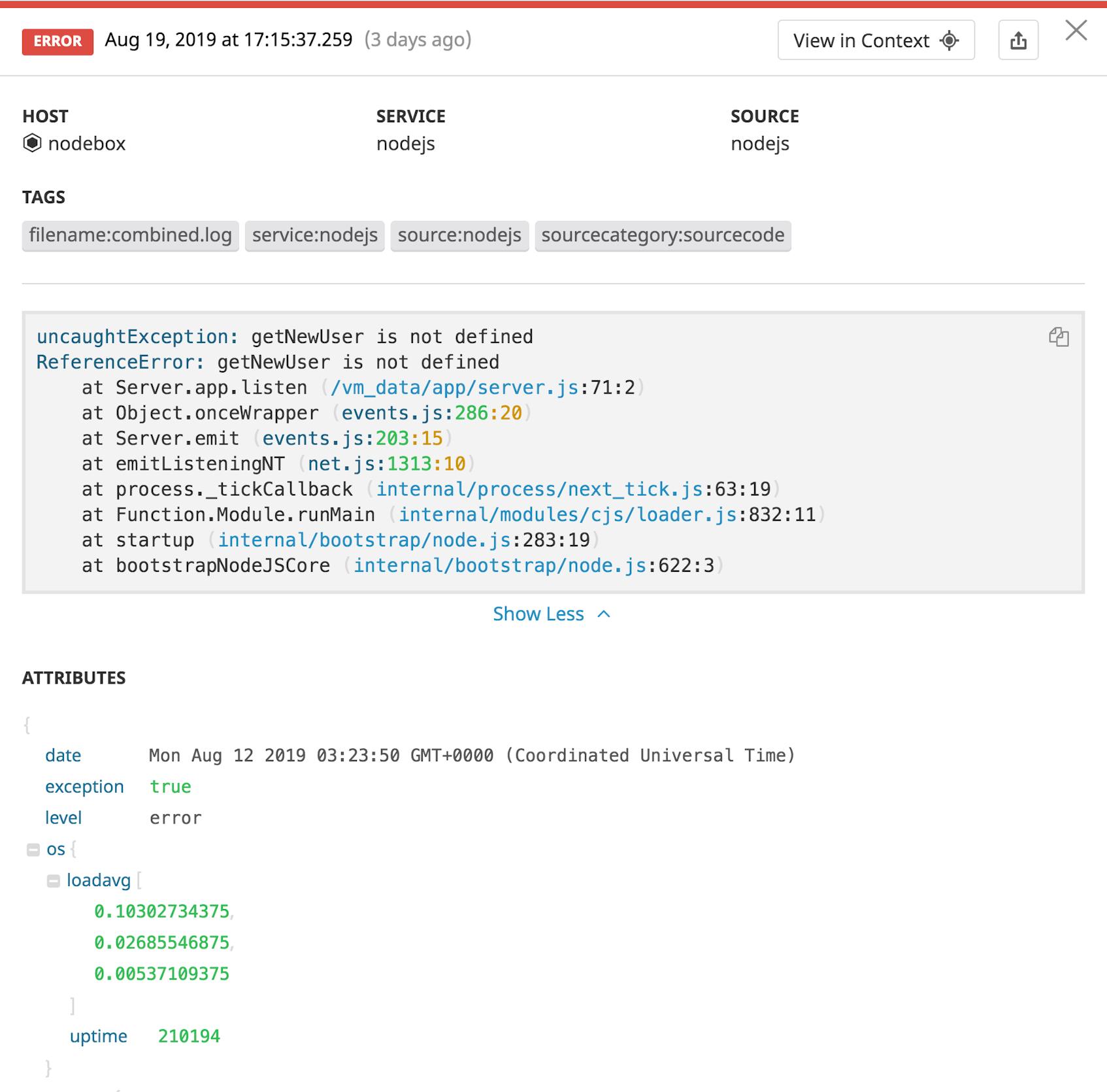 How to Collect, Customize, and Centralize Node.js Logs | Datadog