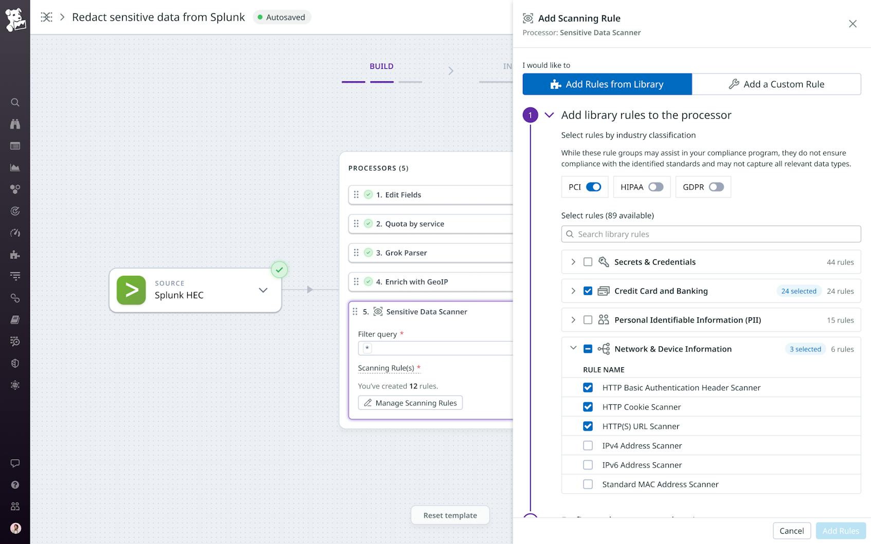 Redact Sensitive Data From Your Logs On-Prem by Using Observability Pipelines | Datadog