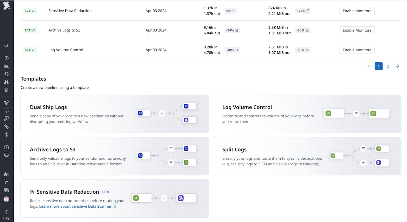 Aggregate, Process, and Route Logs Easily With Datadog Observability Pipelines | Datadog