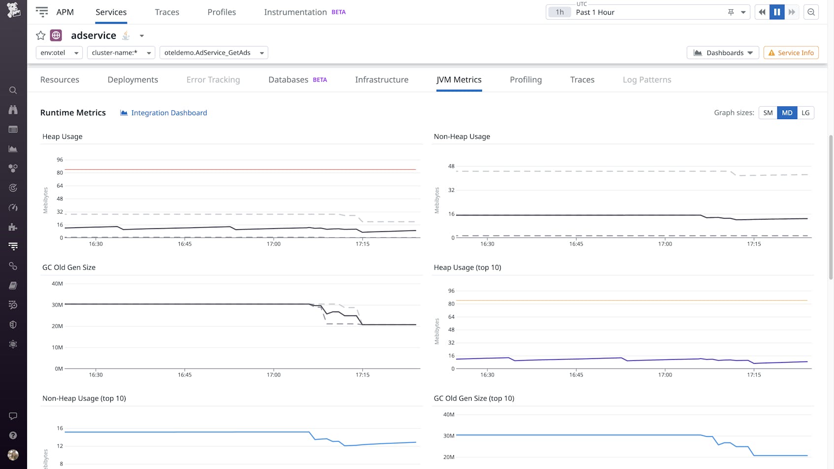 Monitor Runtime Metrics From OTel-Instrumented Apps With Datadog APM | Datadog