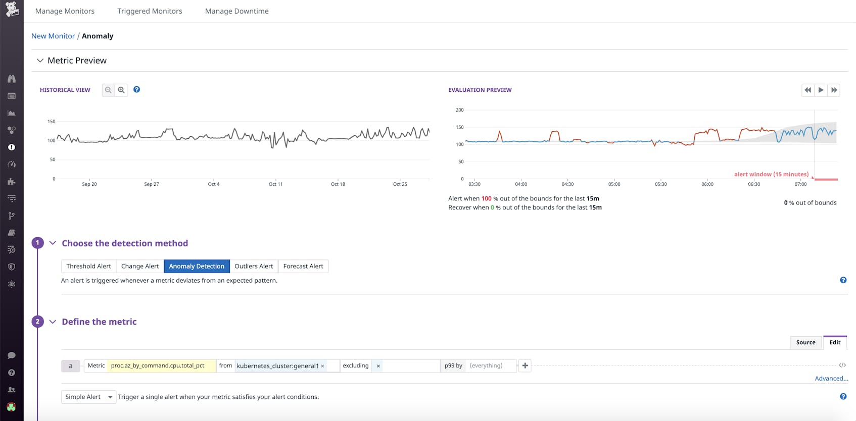 Generate Process Metrics to Analyze Historical Trends in Resource Consumption | Datadog