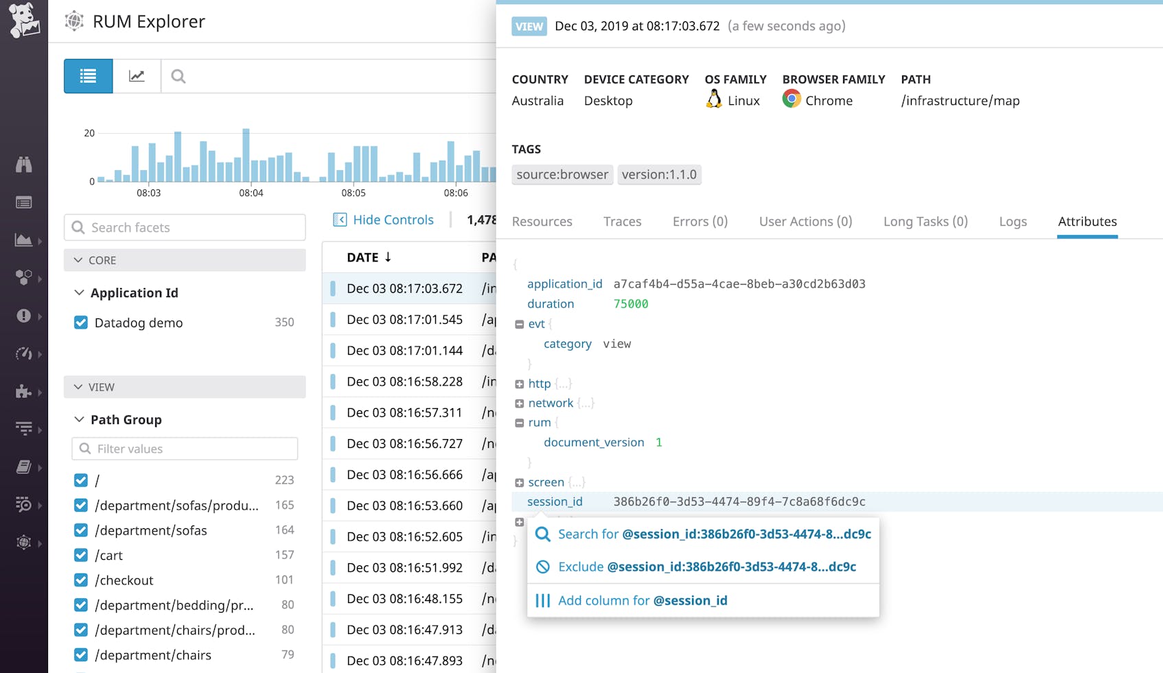 Introducing Datadog Real User Monitoring | Datadog