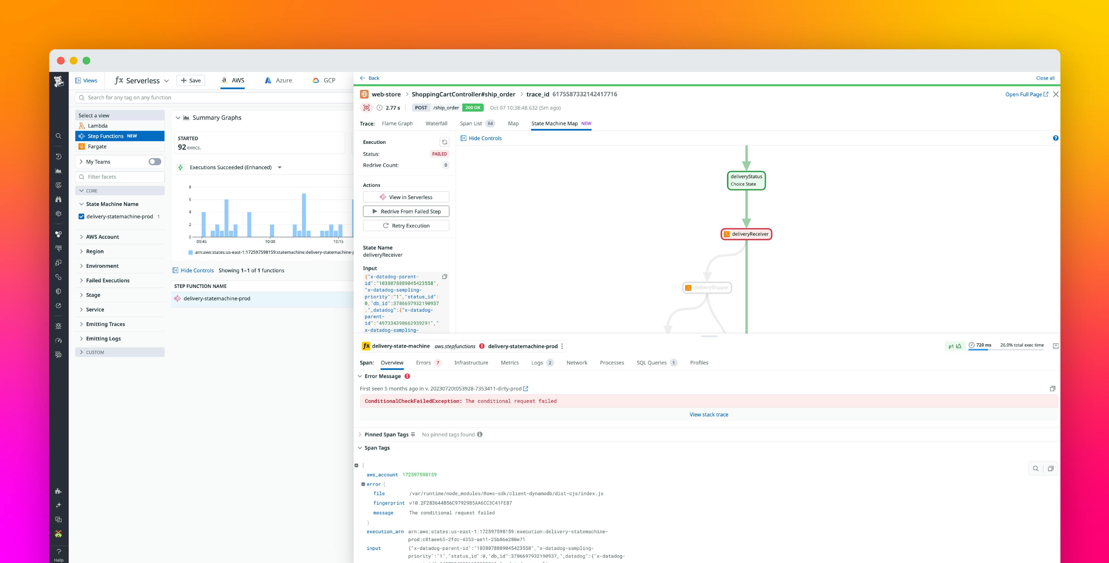 Reduce Your AWS Step Functions’ Error Remediation Time by Redriving Executions Directly From ...