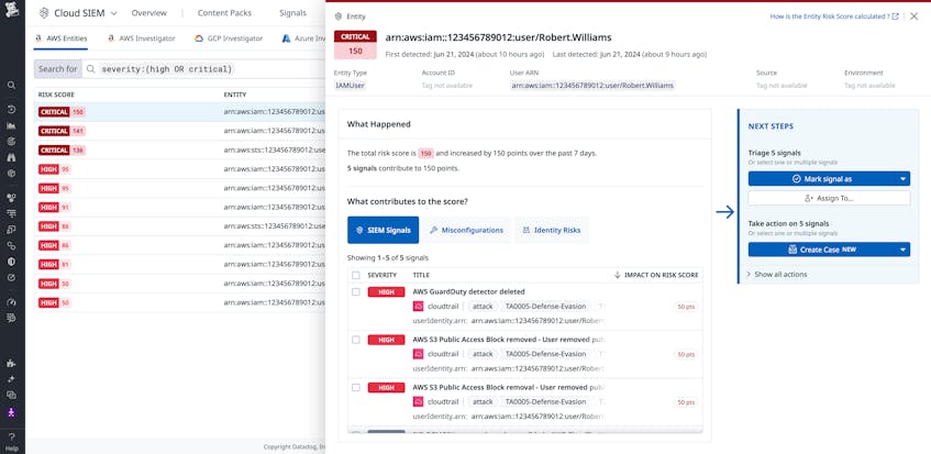Accelerate Investigations With Datadog Cloud SIEM Risk-Based Insights ...