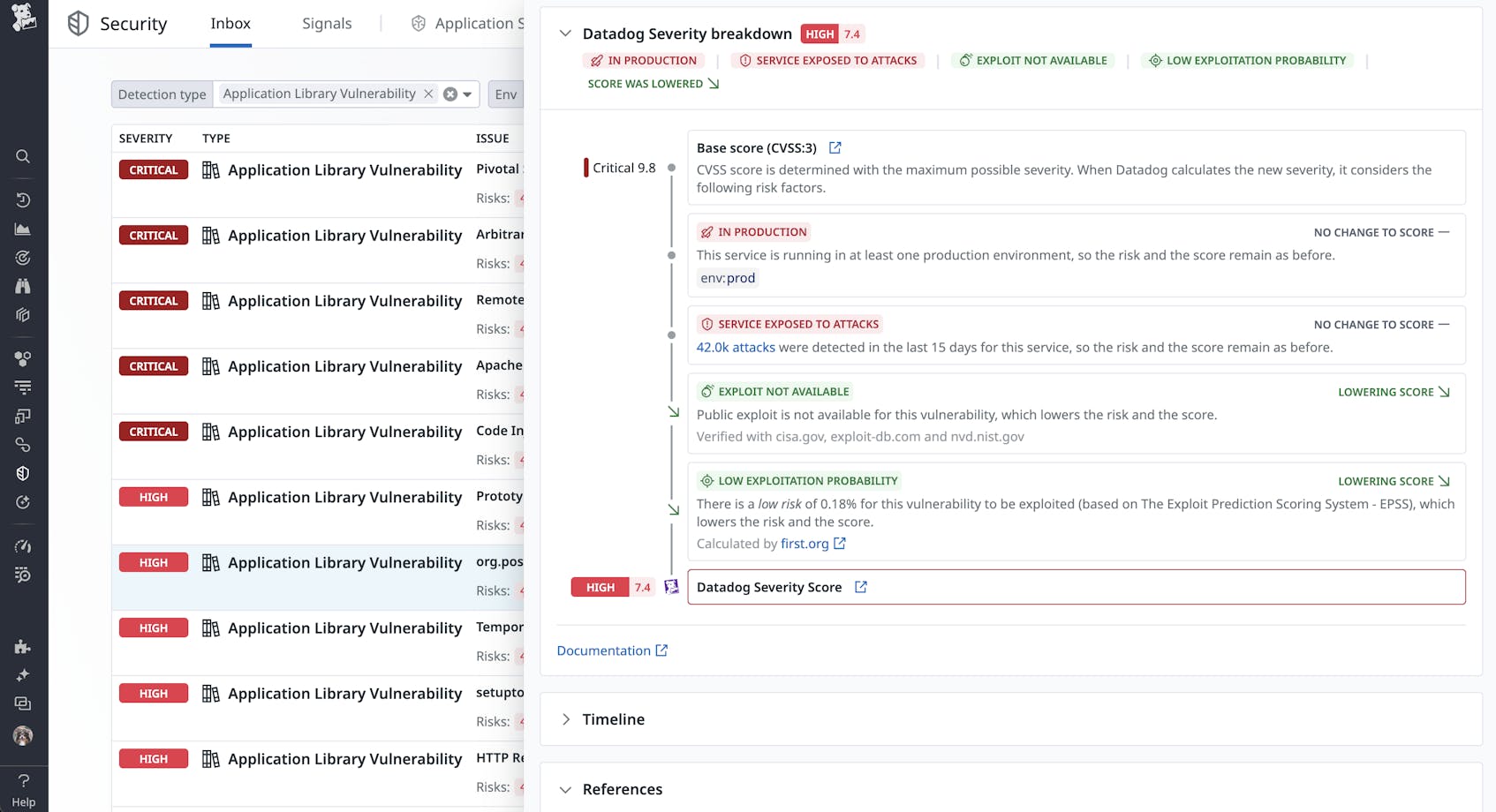 How Datadog Security Inbox Prioritizes Security Risks | Datadog