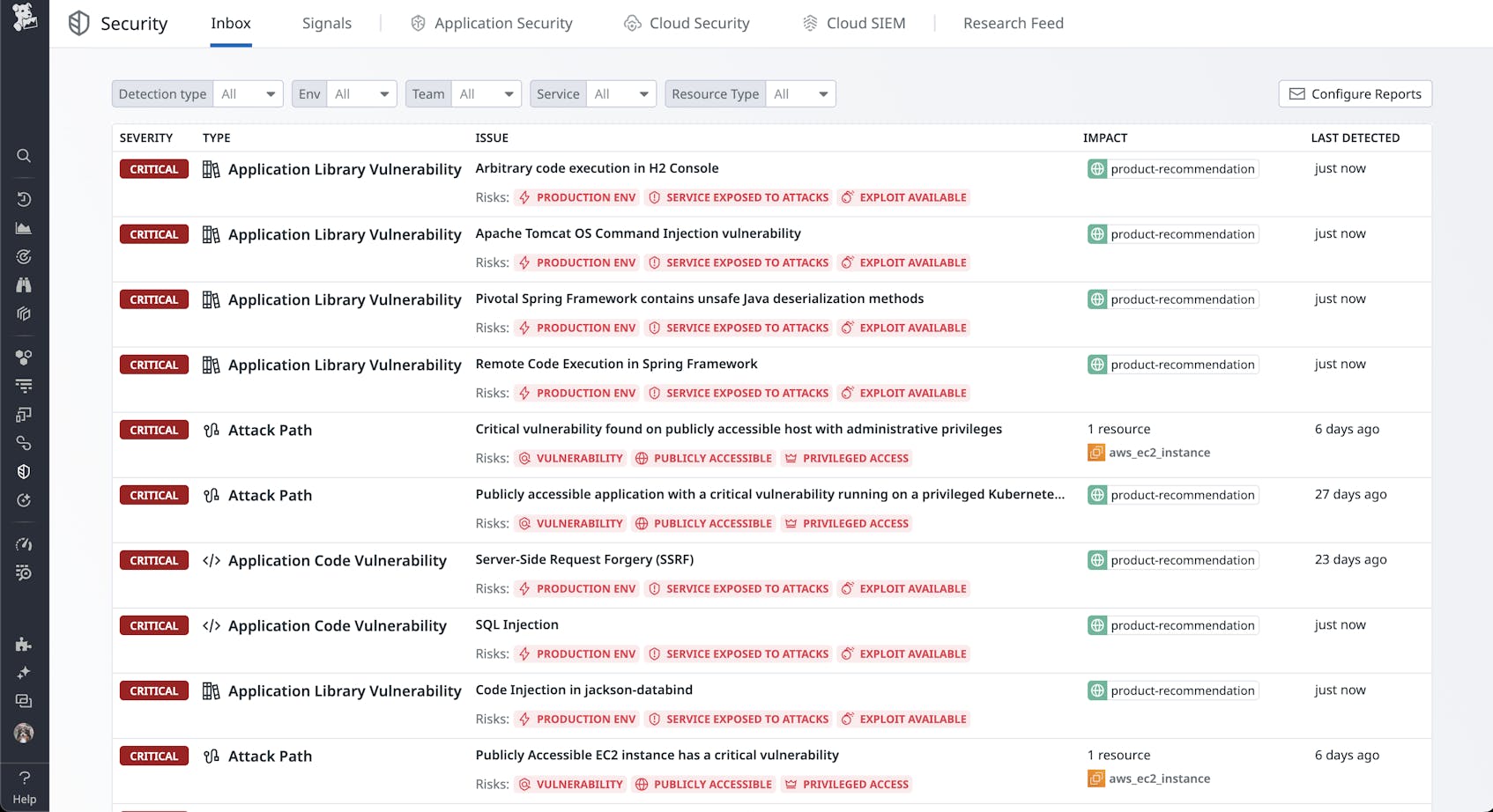How Datadog Security Inbox Prioritizes Security Risks | Datadog