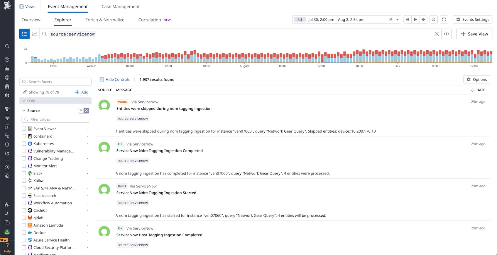 Manage Your Infrastructure With ServiceNow CMDB and Datadog | Datadog