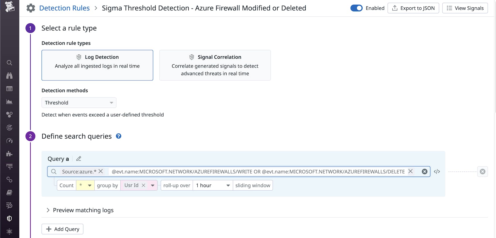 Integrate Sigma Detection Rules With Datadog Cloud SIEM | Datadog