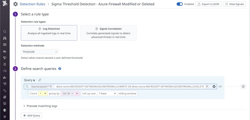 Integrate Sigma Detection Rules With Datadog Cloud SIEM | Datadog