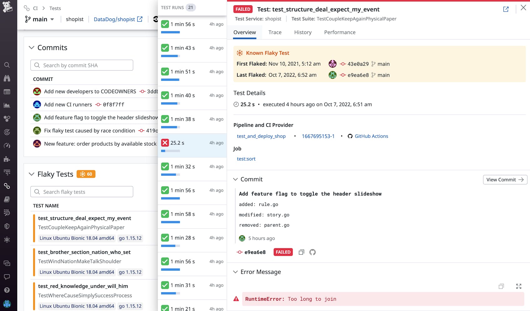 Streamline Your CI Testing With Datadog Test Impact Analysis | Datadog