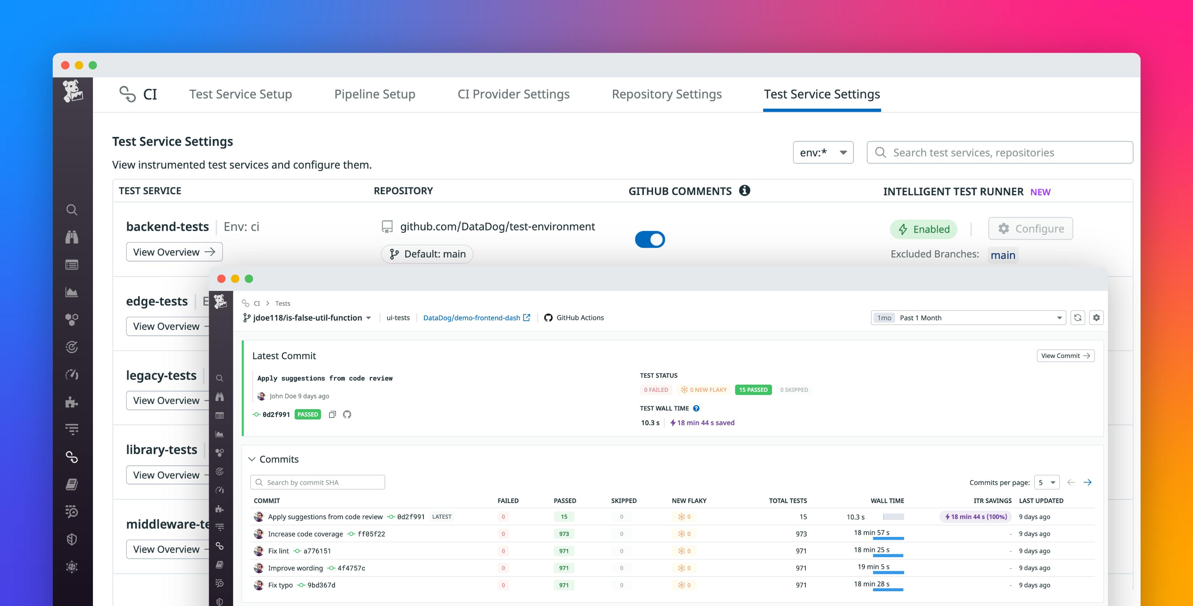 Streamline Your CI Testing With Datadog Intelligent Test Runner | Datadog