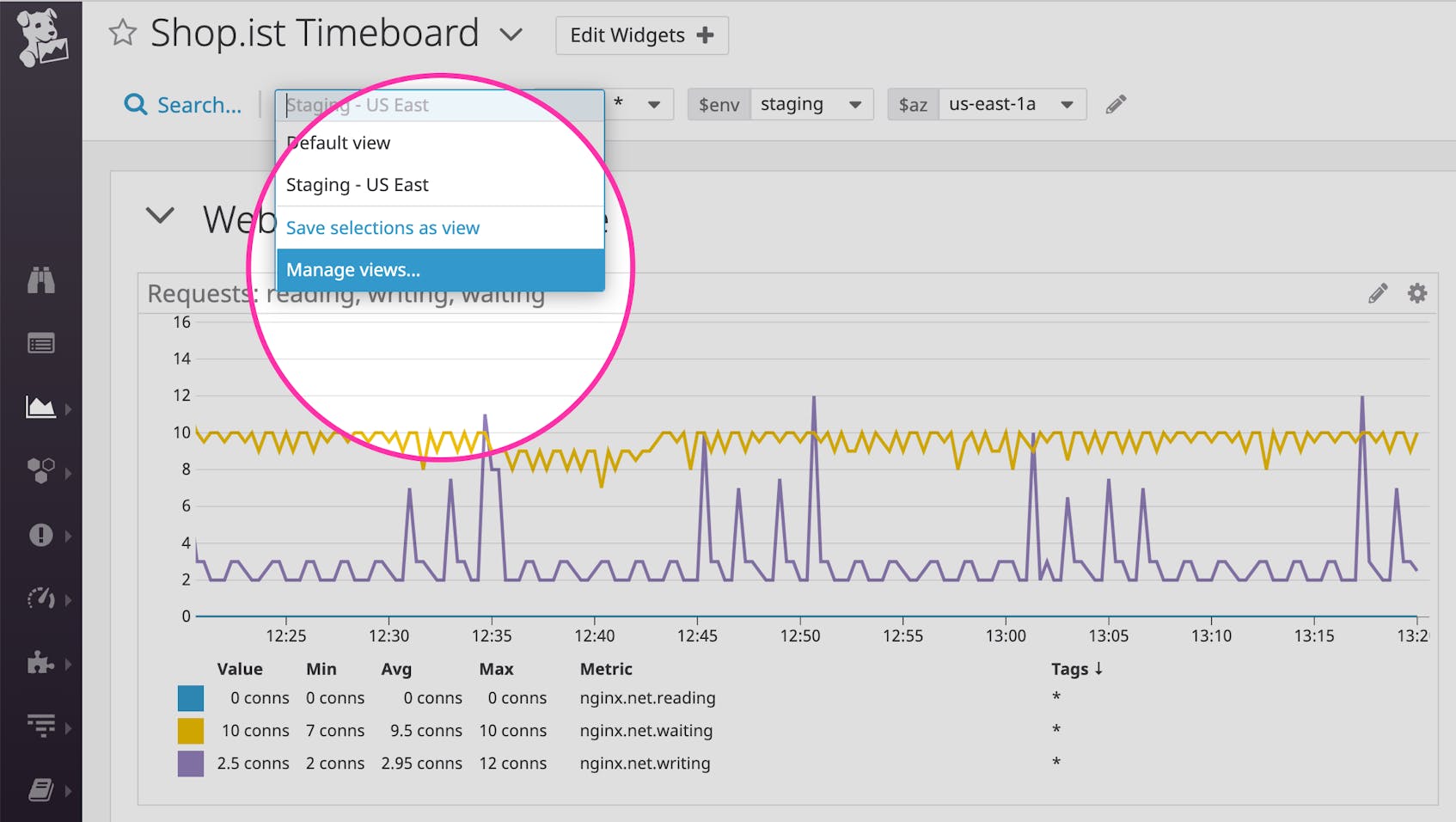 Introducing Template Variable Saved Views for Dashboards | Datadog
