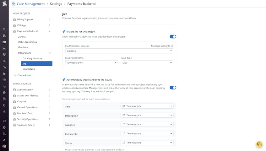 Centralize, Triage, and Track Tickets With Datadog Case Management | Datadog