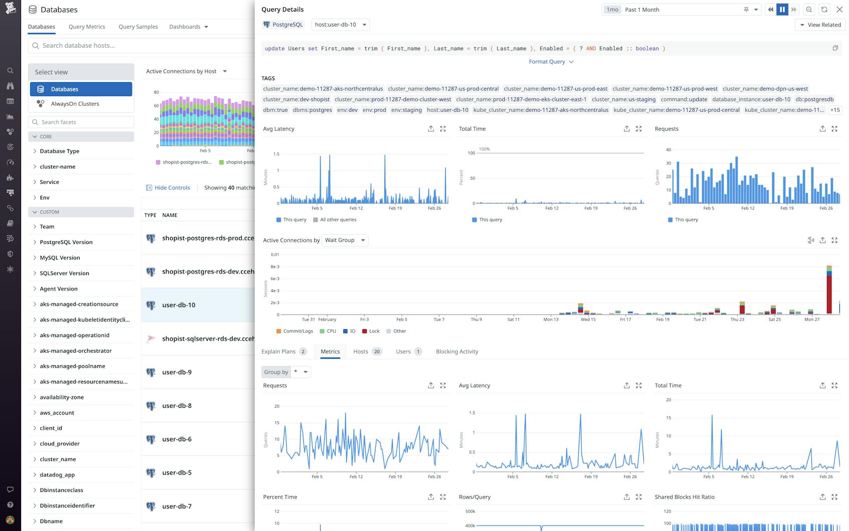 Troubleshoot Blocking Queries With Datadog Database Monitoring | Datadog