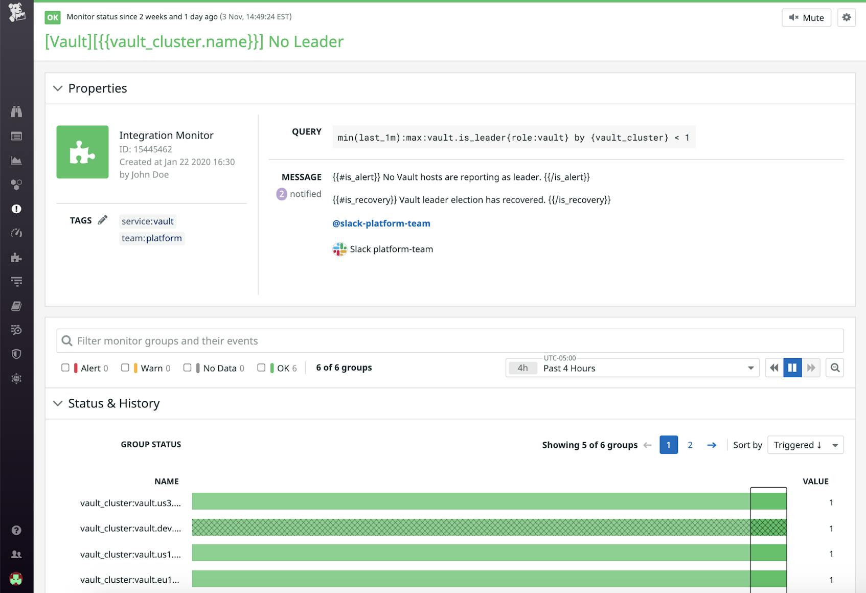 How to Monitor HashiCorp Vault With Datadog | Datadog