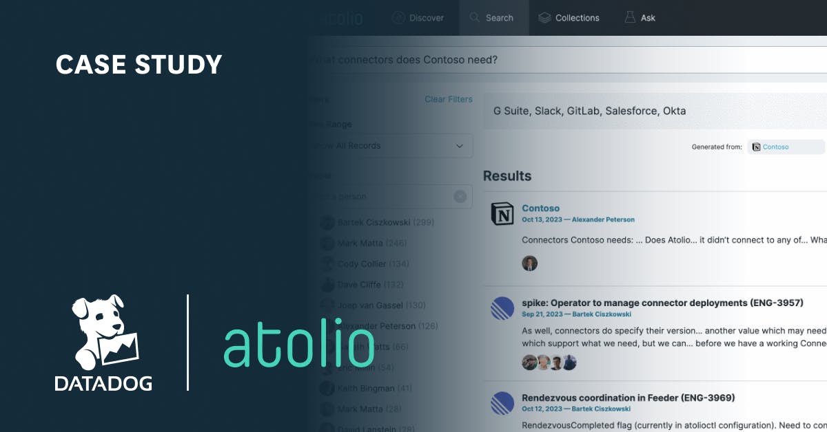 Atolio's Distributed Team Works Together Seamlessly With CoScreen by Datadog | Datadog