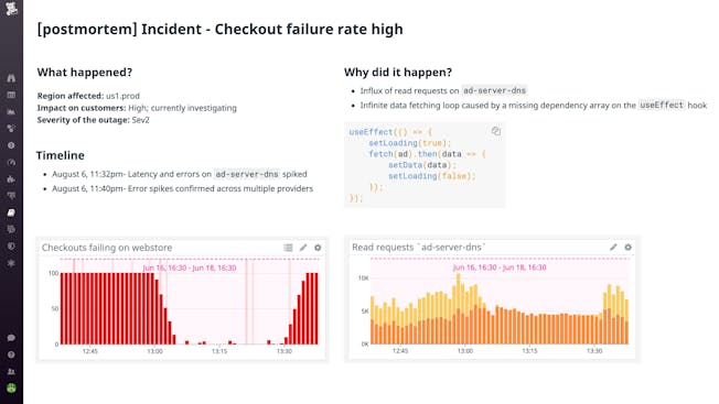 Incident Tracking | Datadog