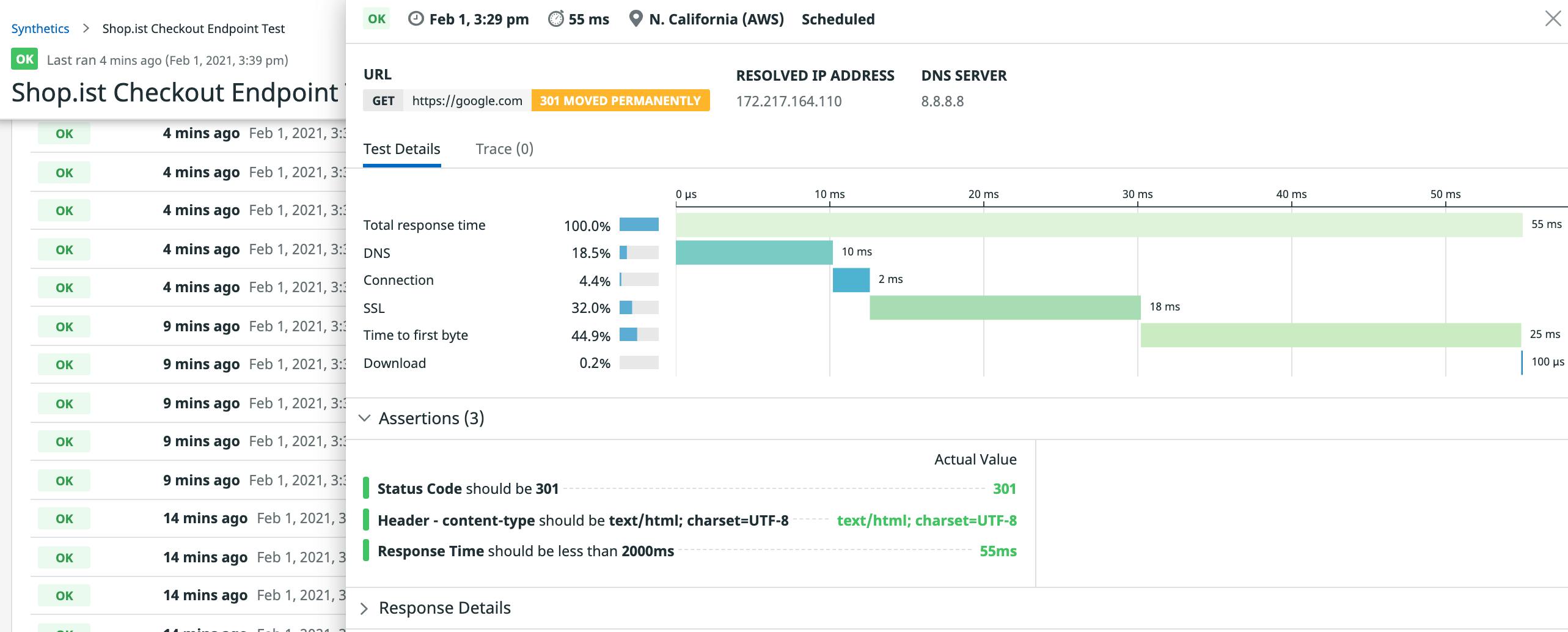 Uptime Monitoring Tools | Datadog