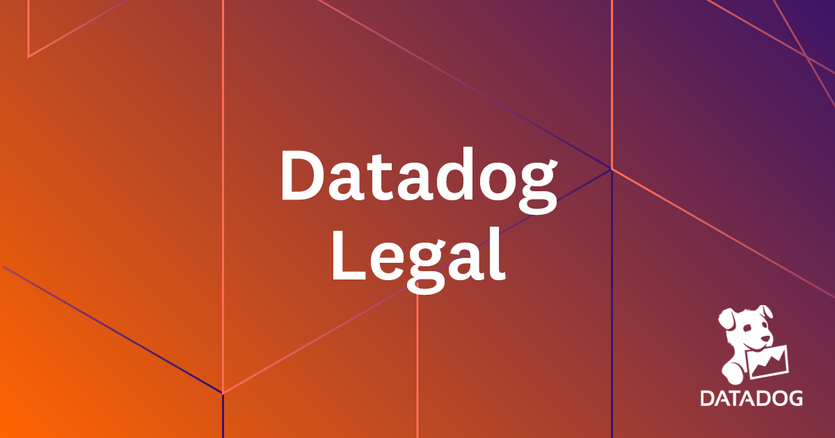 Datadog Support Terms | Datadog