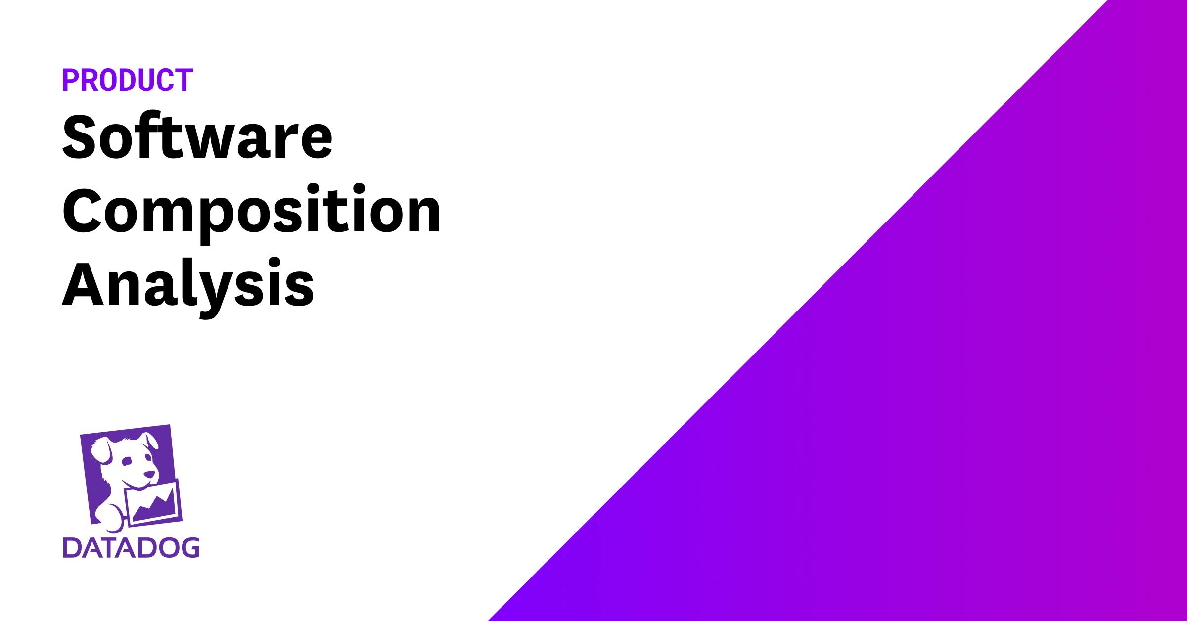 Software Composition Analysis | Datadog