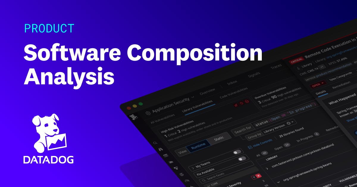 Software Composition Analysis | Datadog