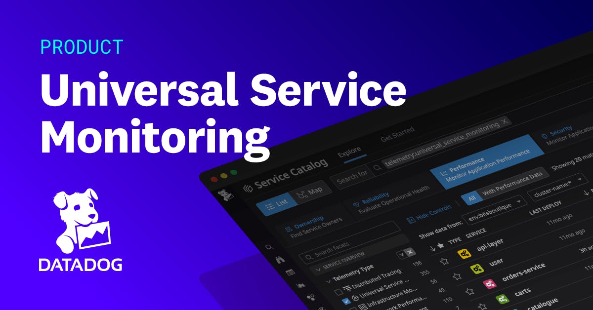 Universal Service Monitoring | Datadog