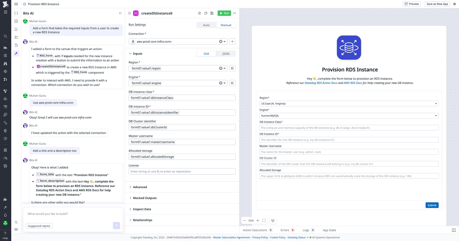 App Builder | Datadog