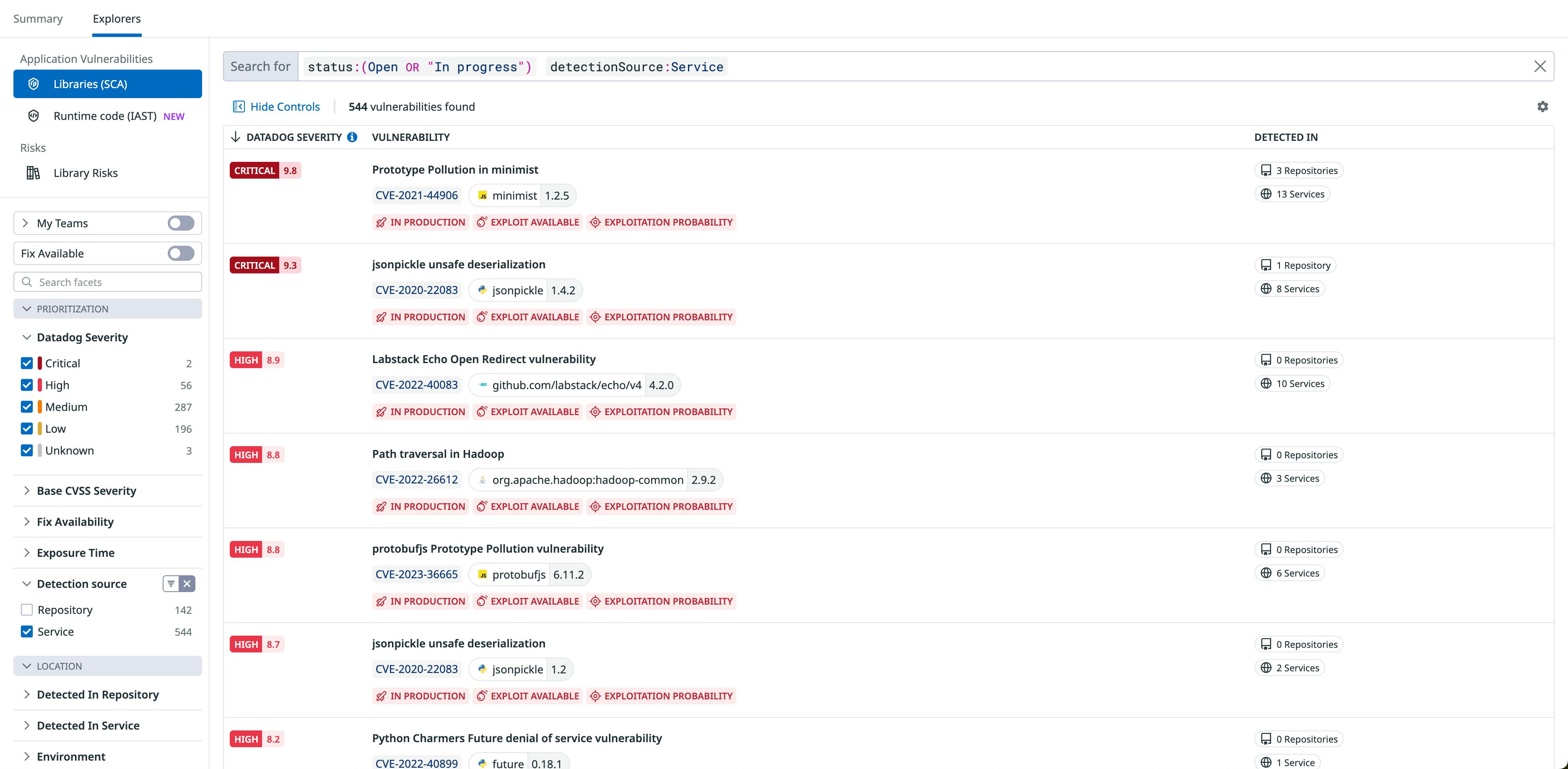 Application security from code to runtime | Datadog